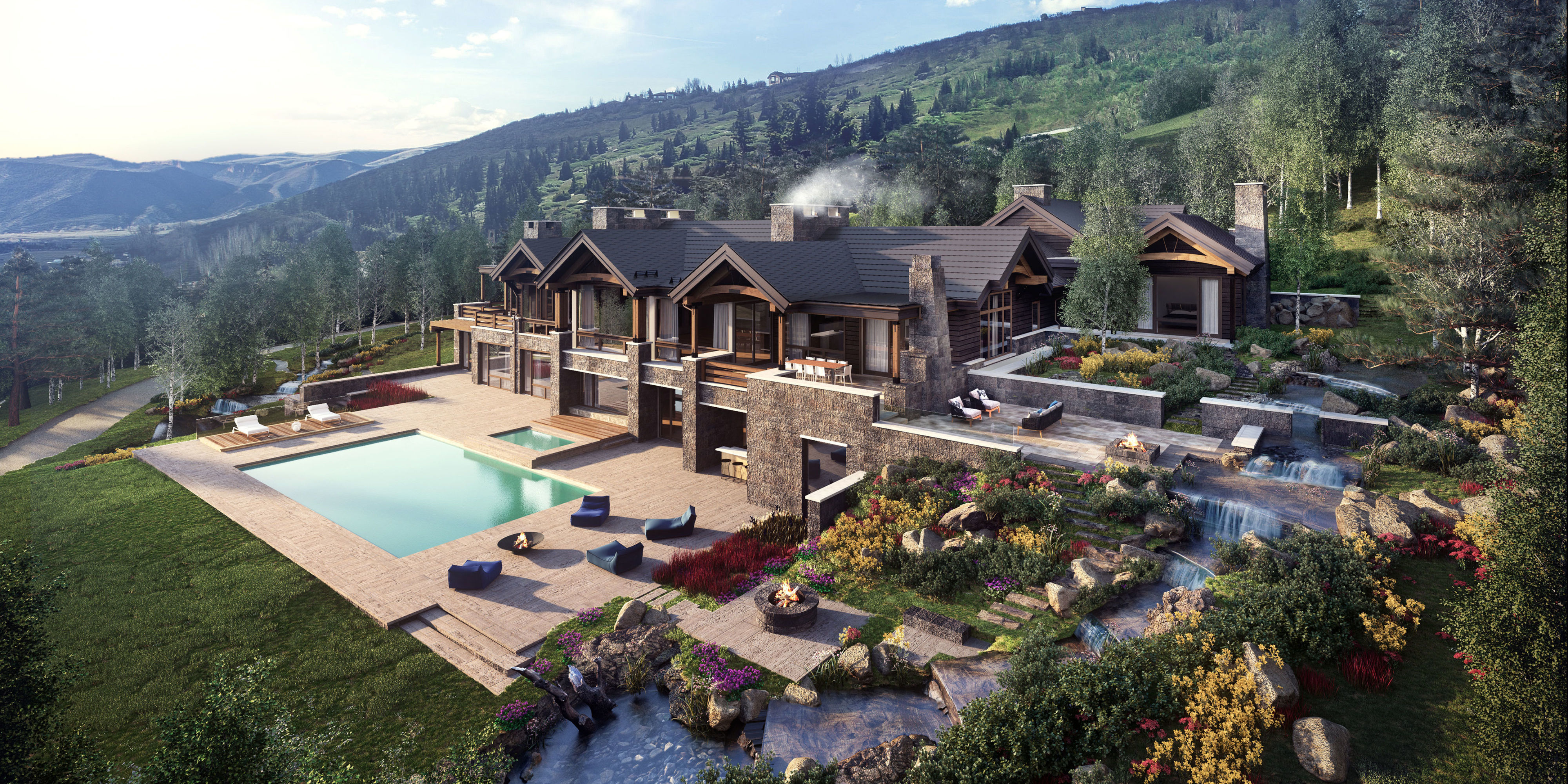 Aspen Style Homes Passing A Coveted Multi Generational Home On To