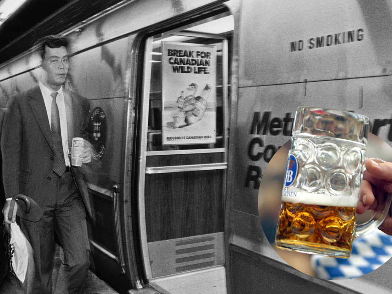 Metro North Bar Car