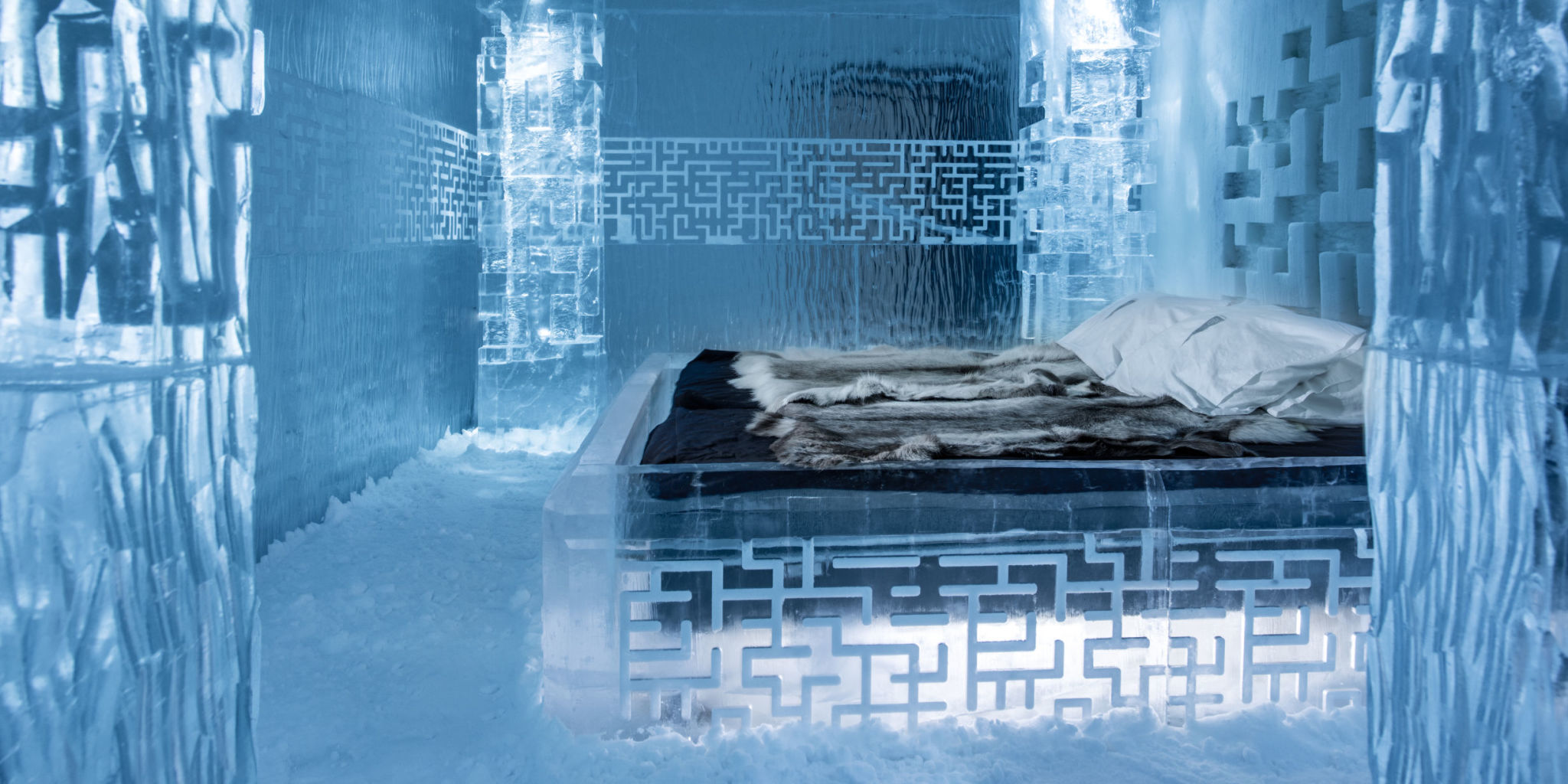 Ice Hotel Rooms